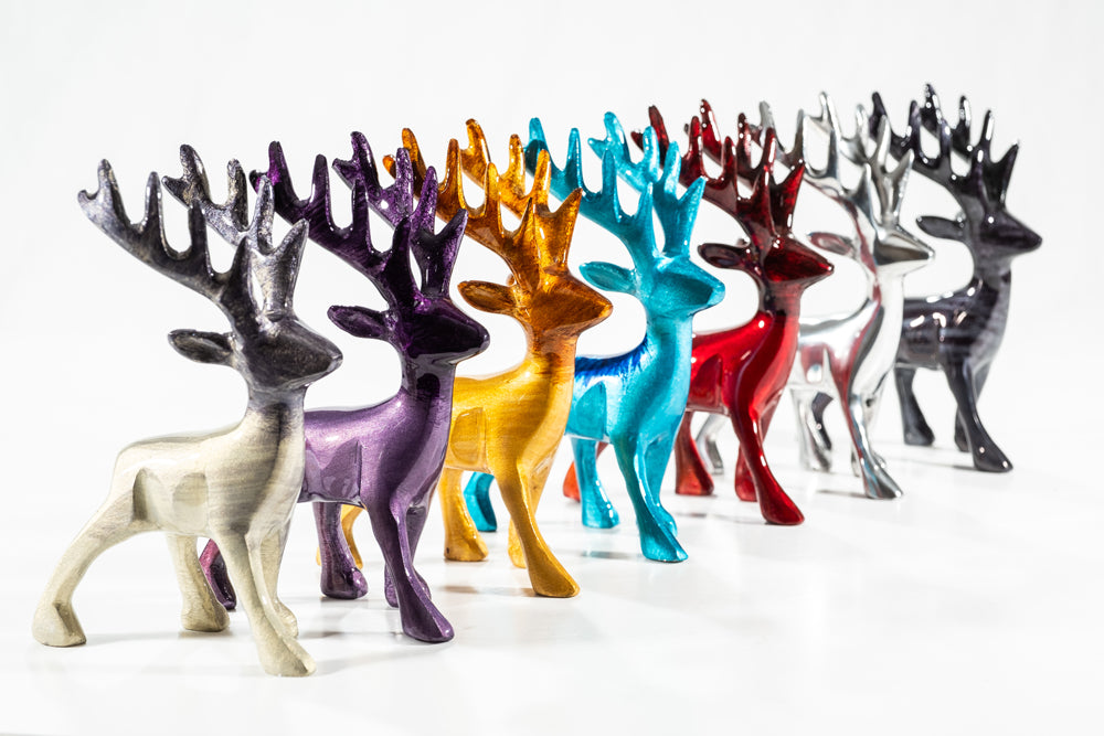 Brushed Purple Stag Medium 11 cm (Trade min 4 / Retail min 1) | Tilnar Art