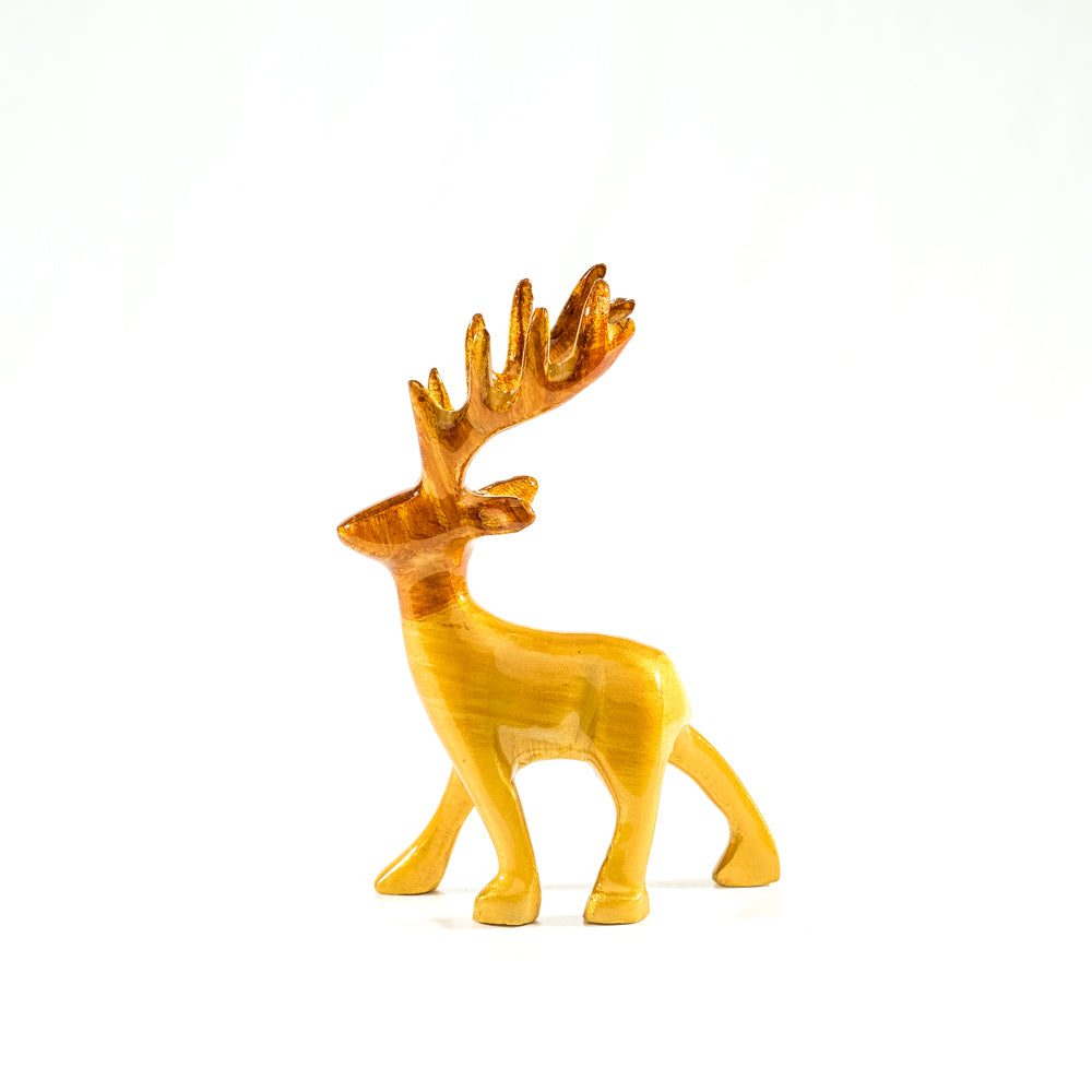 Brushed Gold Stag Large 14 cm (Trade min 4 / Retail min 1) | Tilnar Art
