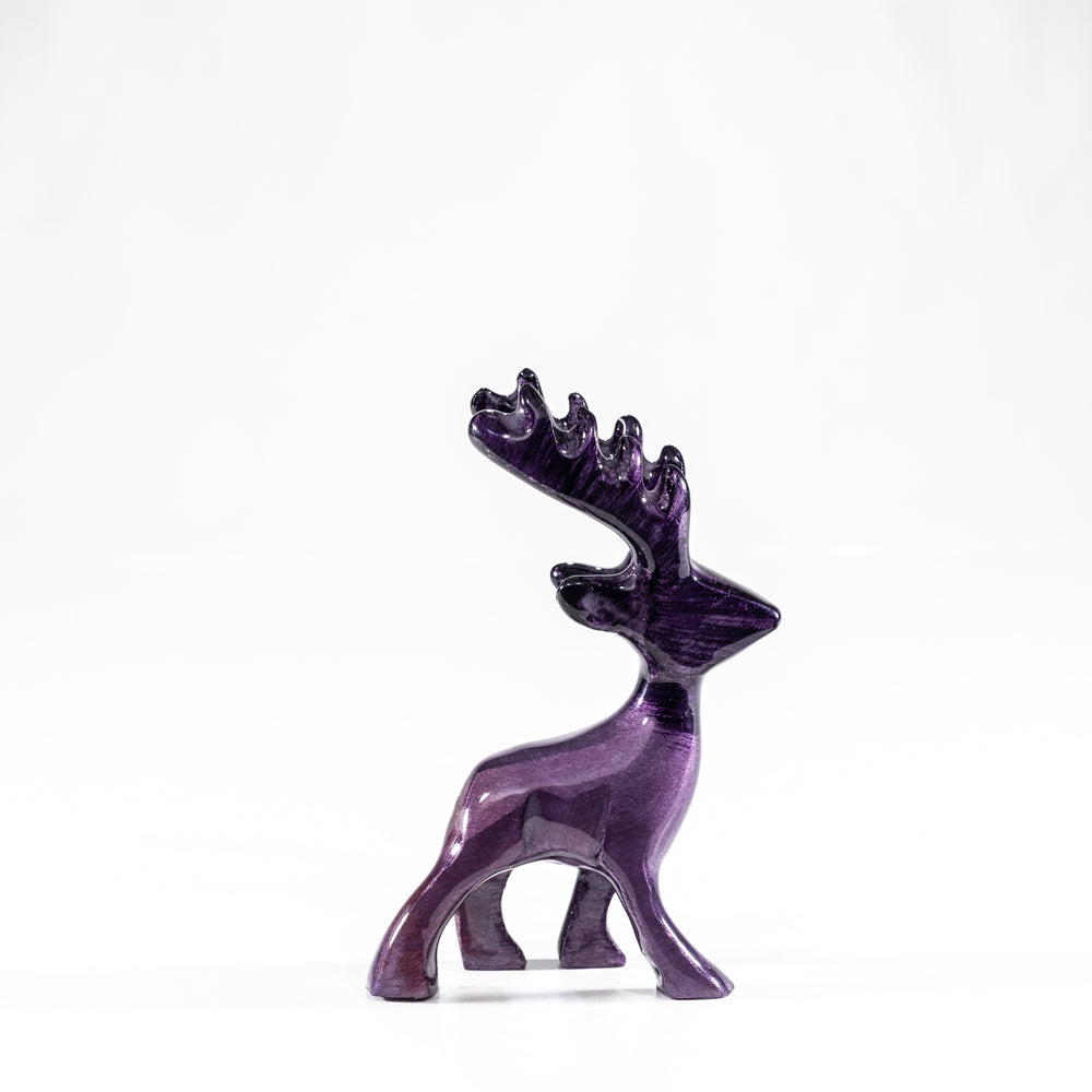 Brushed Purple Stag Medium 11 cm (Trade min 4 / Retail min 1) | Tilnar Art